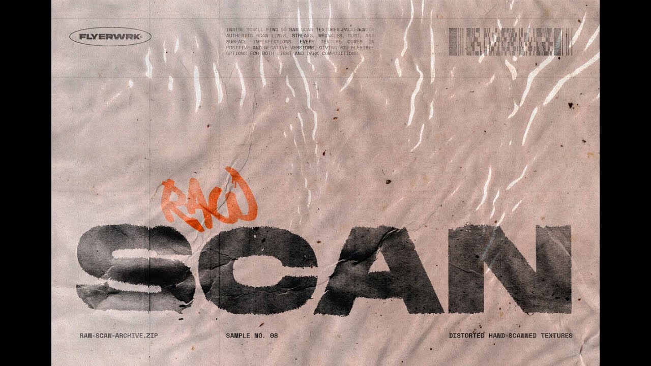 Raw Scan Archive Graphic Download