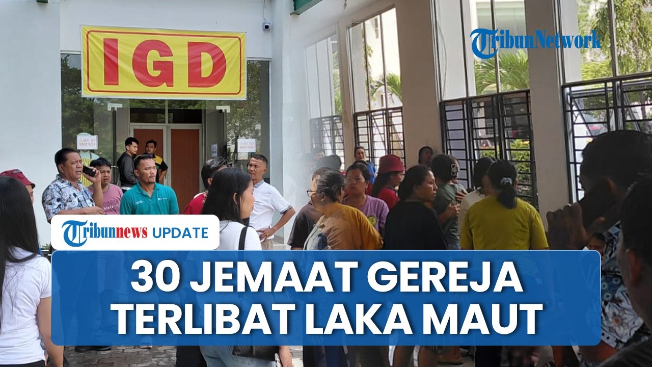 Detik-detik Bus Pengangkut 30 Jemaat HKBP Terguling di Batam, 1 ...