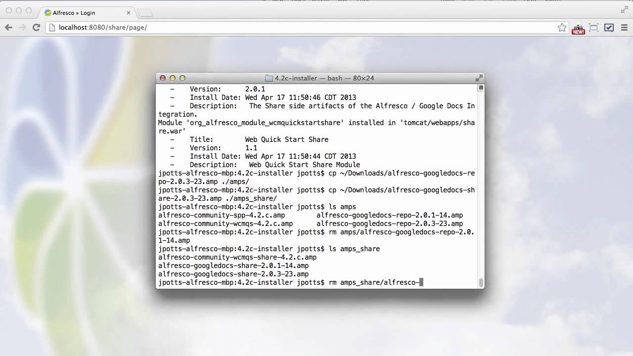 Alfresco Community Edition 4.2 How-To: Installing Google Docs Integration