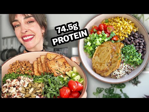These 2 Grain Bowls Have Over 60g Protein EACH (Perfect For Meal Prep)