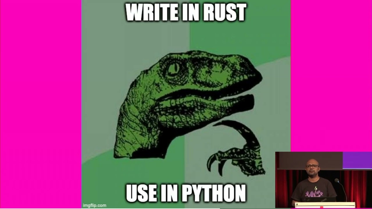 Using Rust to write Python modules - Kushal Das - RustNL 2023