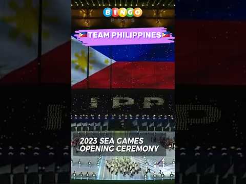 TEAM PHILIPPINES | 2023 SEA GAMES OPENING CEREMONY #bingoplus #seagames #seagamescambodia #shorts