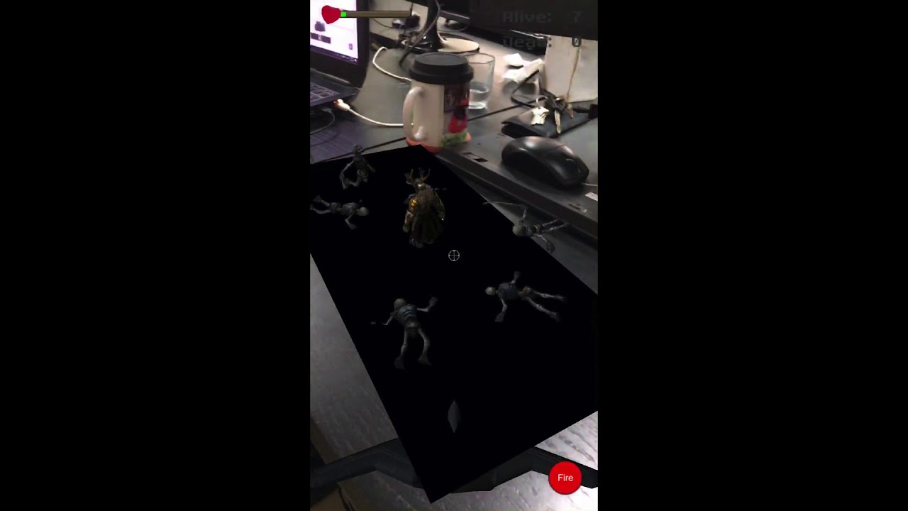 Unity ARKIT Zoombie Killer