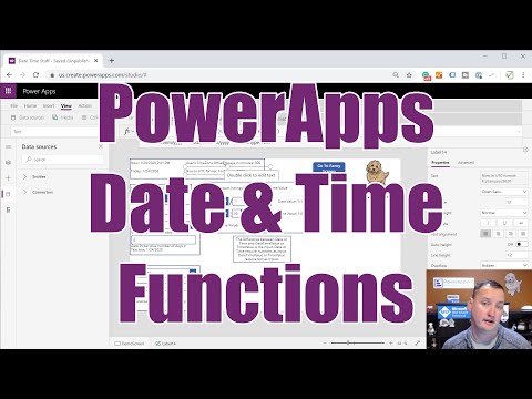 PowerApps Date and Time Functions
