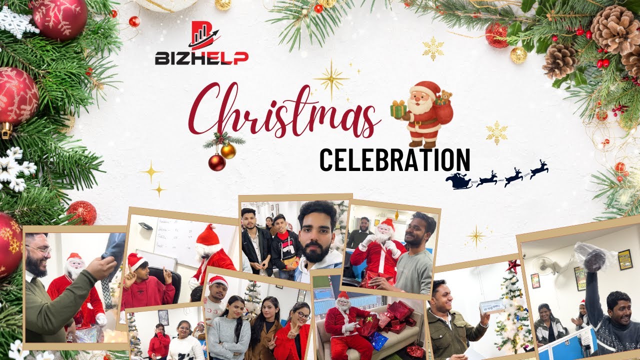 🎄Christmas Celebration in BizHelp Office | Team Games, Fun & Memories ✨