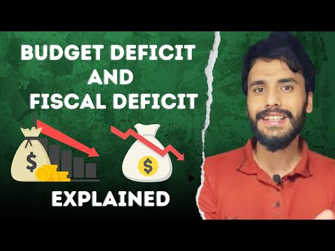 Budget Deficit and Fiscal Deficit Explained in Urdu/Hindi | Deficit vs Debt |