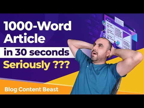 The AI Writer That Will Help You Write 1,000 Word Articles In 30 Seconds