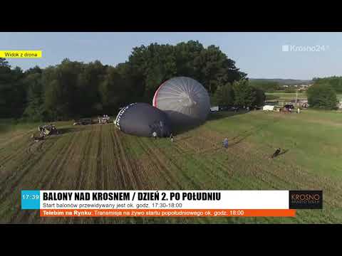 Krosno24.pl - Balony nad Krosnem. Dzień 2 - po południu (4.09.2021)