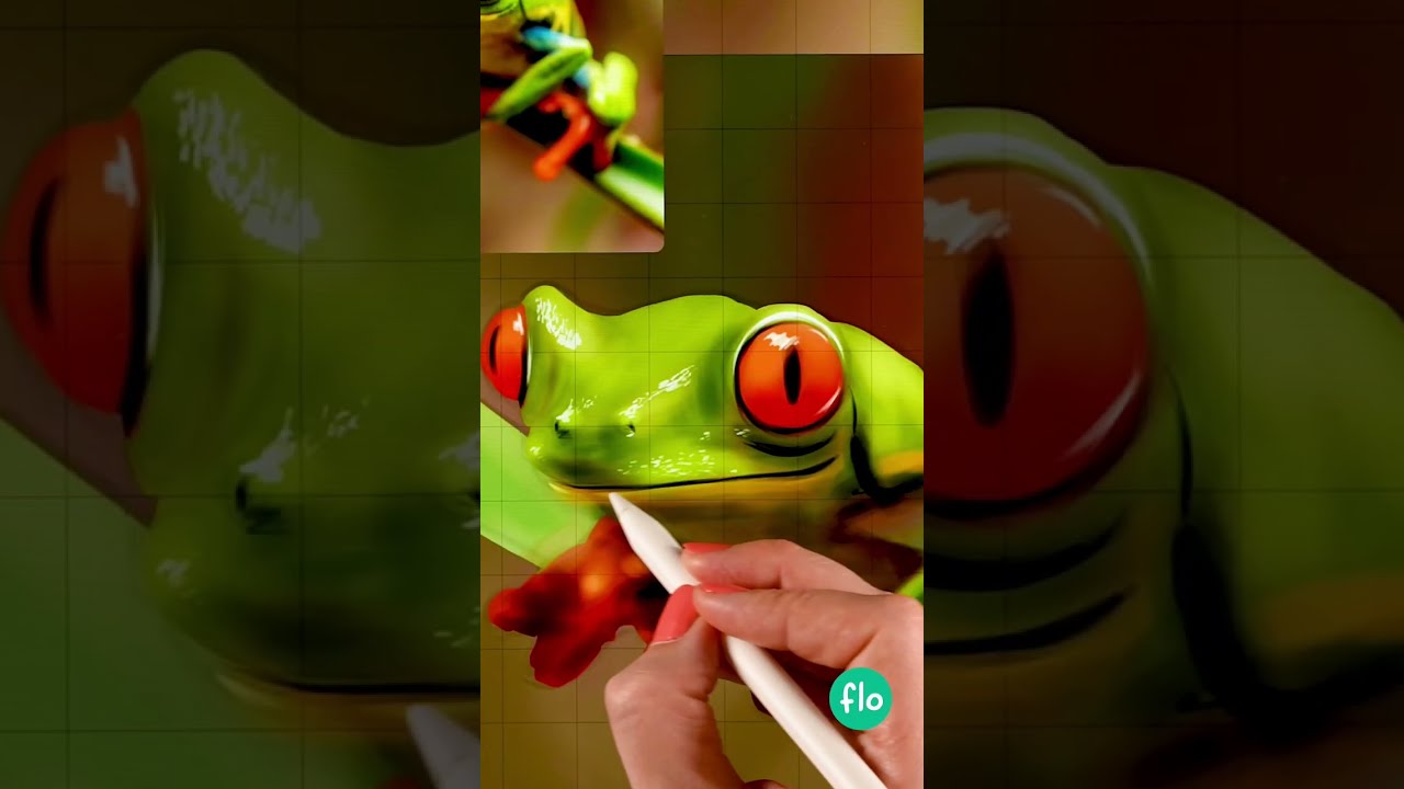 Realistic Frog Painting #procreatetutorial #ipadart