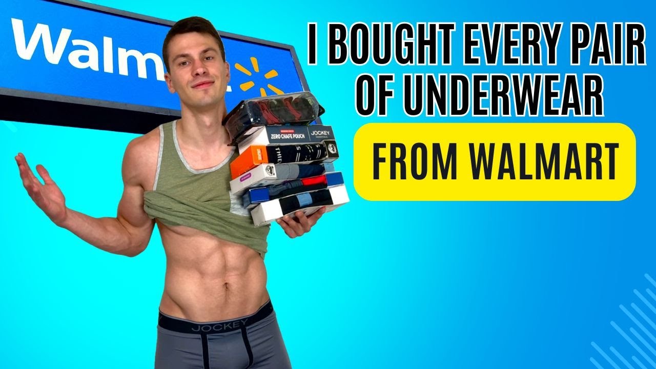 I Bought and Tried Every Pair of Underwear from Walmart!  Full Underwear Review