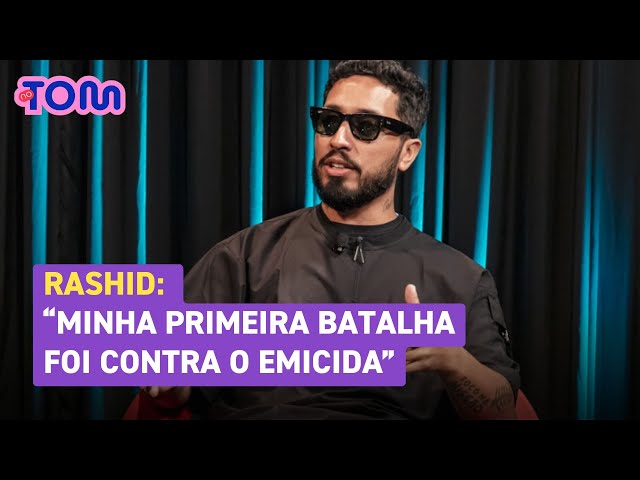 No Tom: Rashid lembra início do rap e primeira batalha contra Emicida