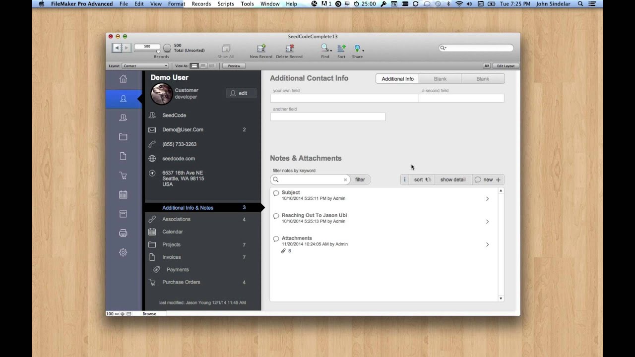 SeedCode Complete FileMaker Template