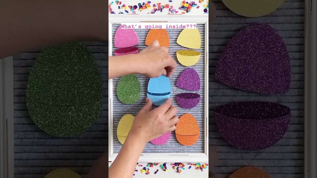 Fillable Easter eggs for your letterboard! #easterdecor #springdecor #easterparty