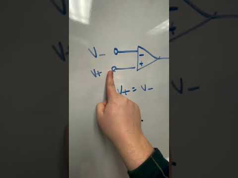 Ideal Op Amps in a Minute #shorts