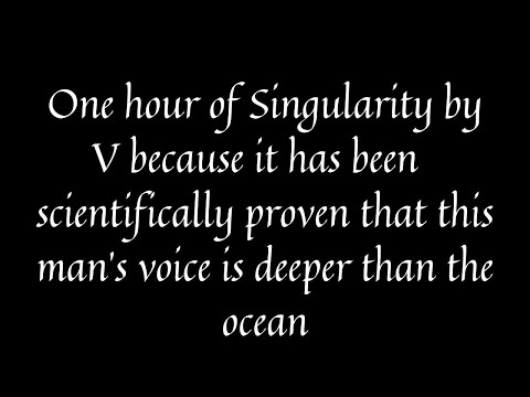 1 HOUR of V (BTS) - Singularity (Black screen)