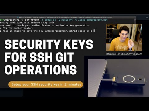 Set up your SSH security key in less than two minutes - GitHub Checkout