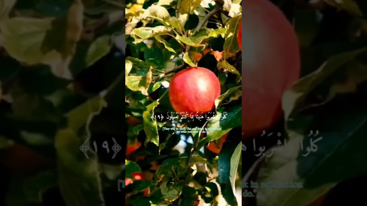 ك ل وا و ٱش ر ب وا ه ن ي