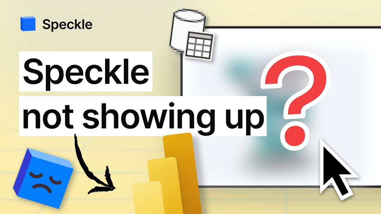 Speckle not showing up in Power BI? Fix data source issue fast!
