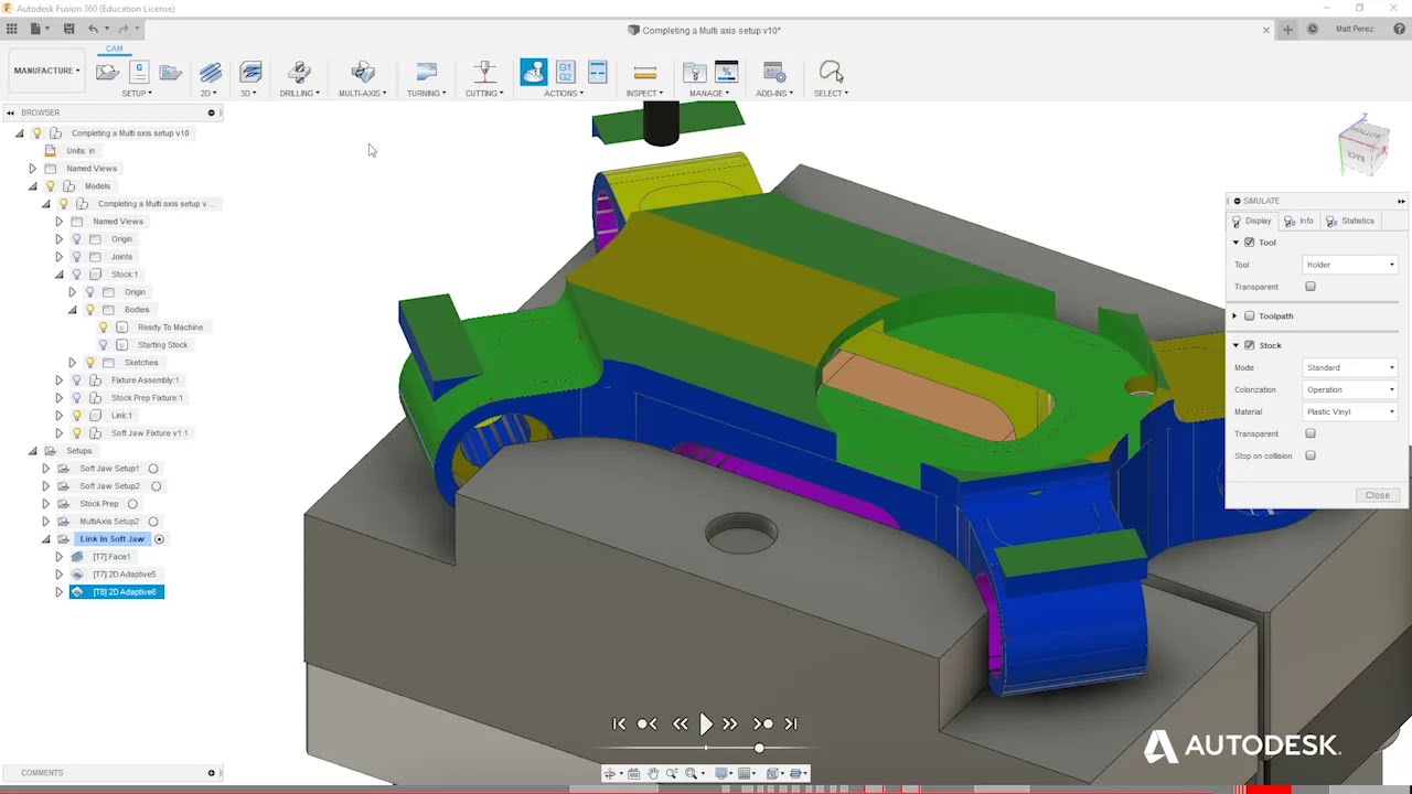 Multi Axis CNC Toolpath:- Course overview
