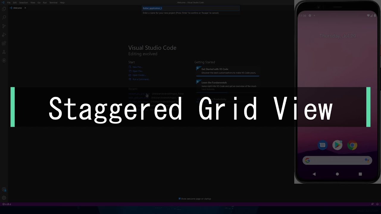 Staggered Grid View  -  Flutter Package