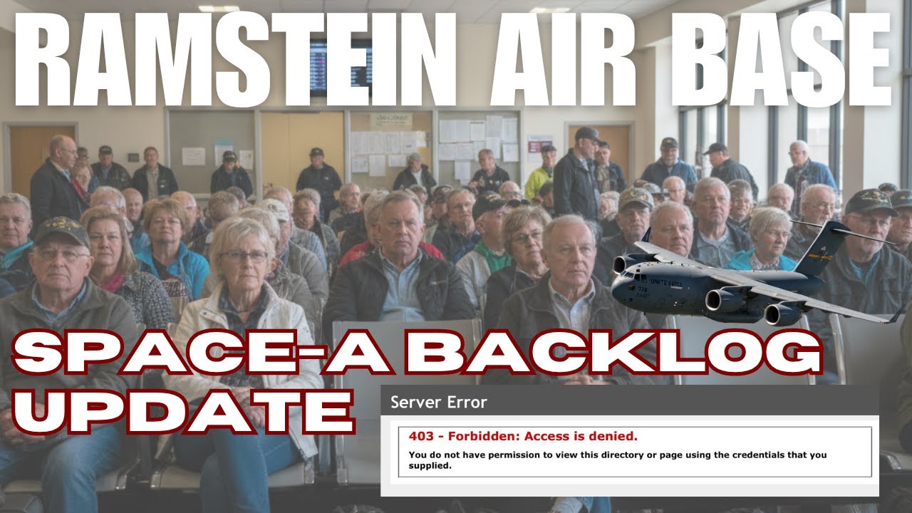 Ramstein AFB Chaos Explained: Why Space-A Travelers Are Still Stranded (Fall 2025 Update)