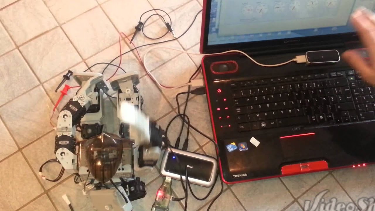 Leap Motion Bioloid Labview