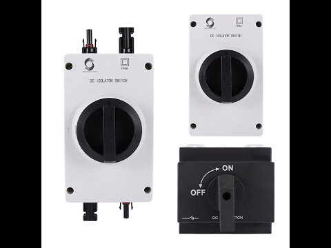 WISO-100 1000V 1500V 16A 25A 32A 63A 80A 100A Solar DC Isolator Switch