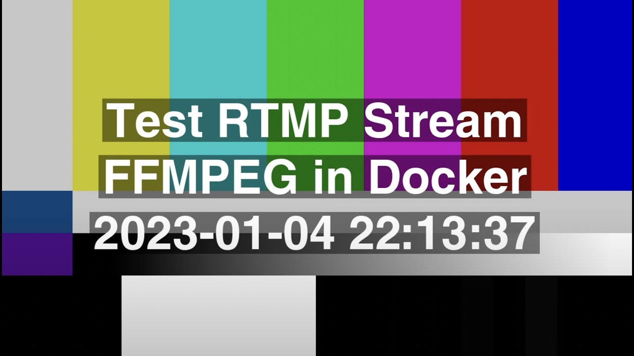 FFMPEG RTMP Test