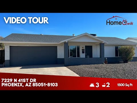 3 Bedroom House for rent in Phoenix, AZ | 7229 N 41st Dr | HomeQwik