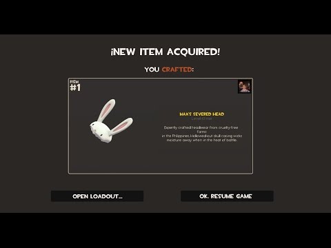 Steam Community :: Video :: TF2: How to Craft Max's Severed Head