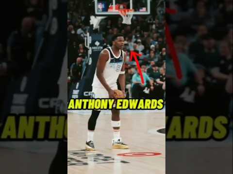 The Star Who Quit Football After Watching Himself Dunk 🤯 #nba #anthonyedwards #shorts