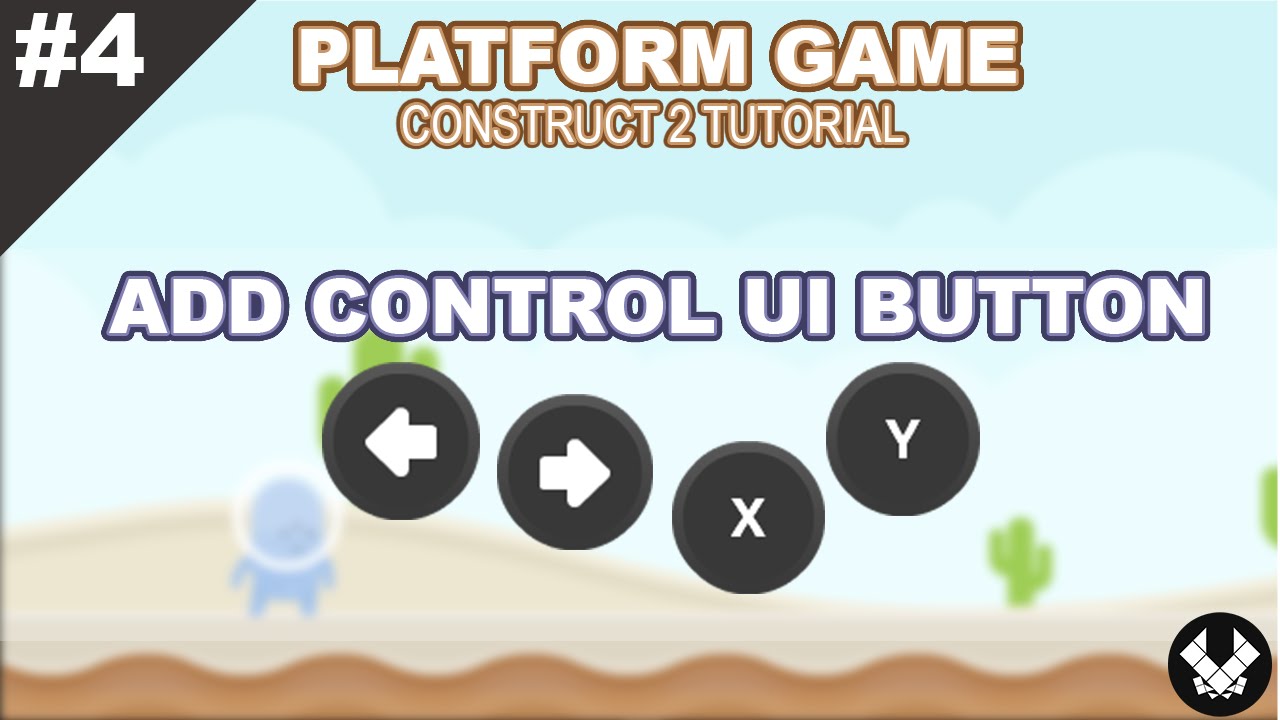 Create Control Touch Button Construct 2 Tutorial
