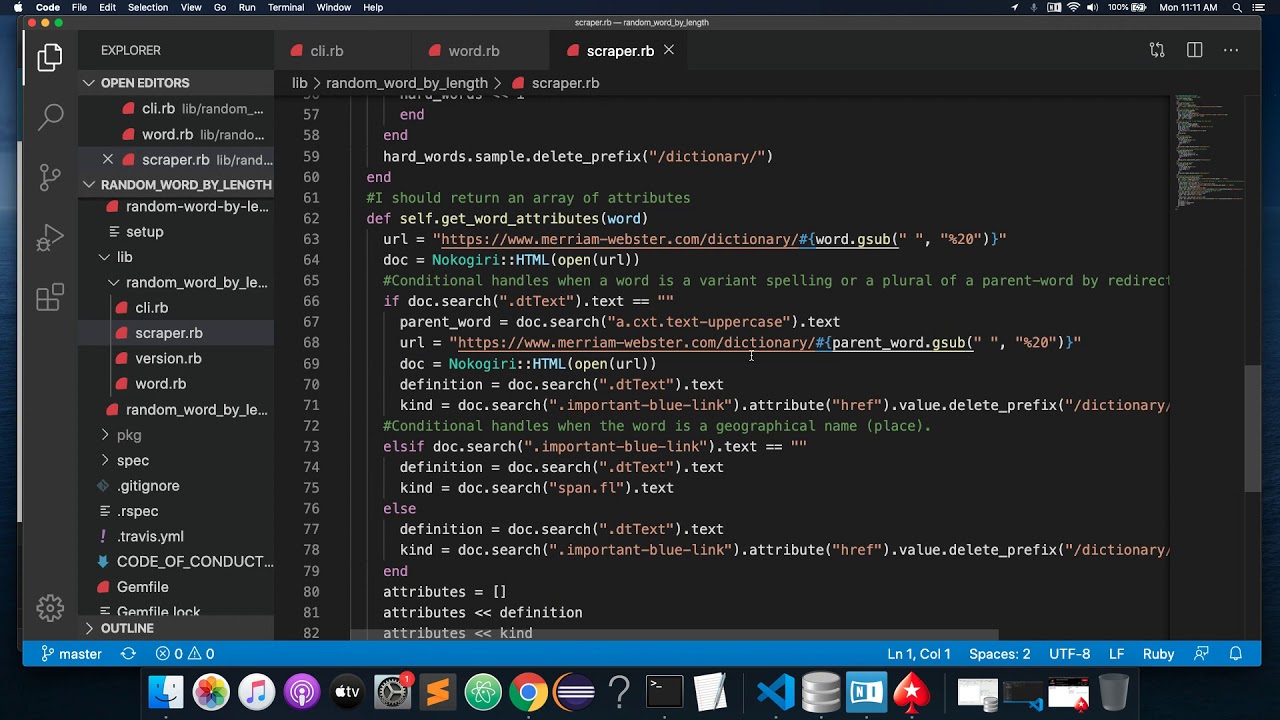 Ruby CLI Gem random_word_by_length