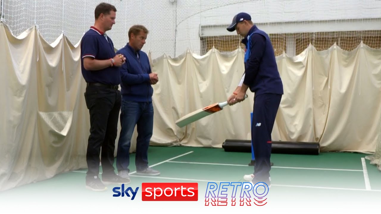 Joe Root batting demonstration