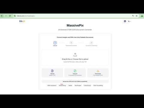 MassivePix OCR : Convert Images, PDF, Handwriting to Word Document with all Formatting Preserved!