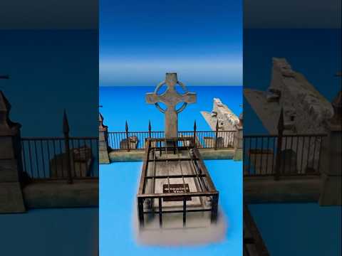 Why are cages built over graves in the graveyard? #shorts #youtubeshorts