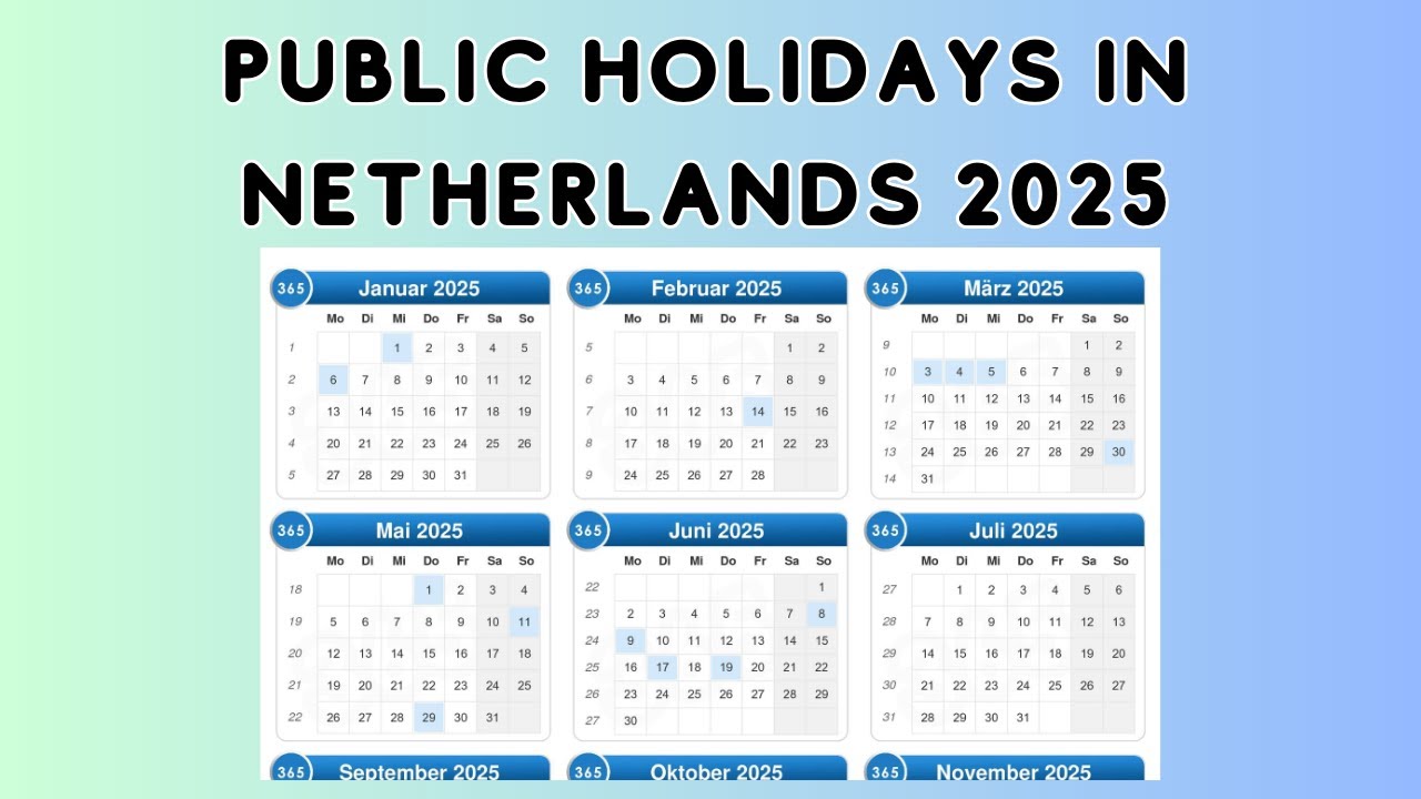 Public Holidays in Netherlands 2025