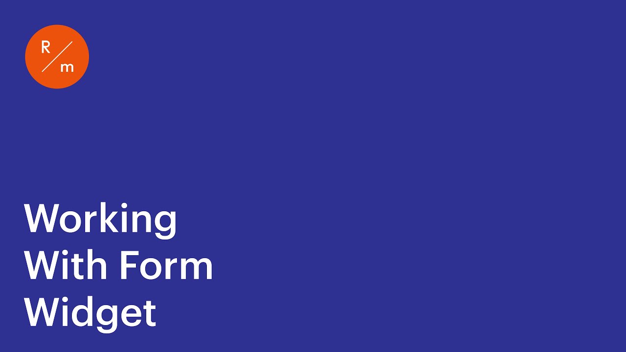 Working with Form Widget in Readymag