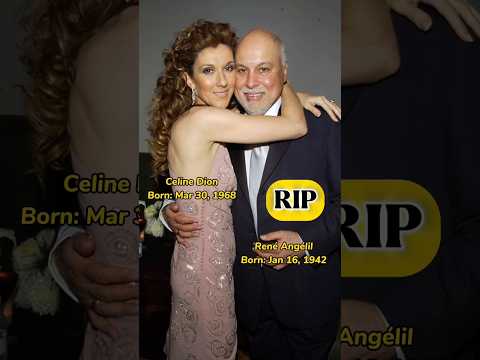 Celine dion & René Angélil, The couple's year of marriage, and How did he die? #shorts #celinedion