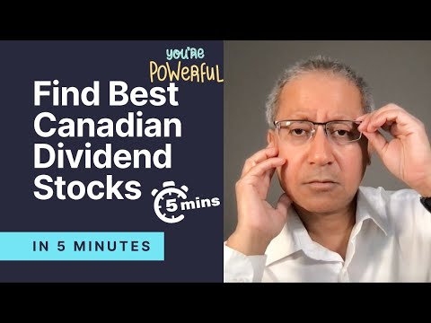 π΄ Find Top Canadian Dividend Stocks in 5 Minutes | Dividend Investing | Yahoo Finance Stock Screener