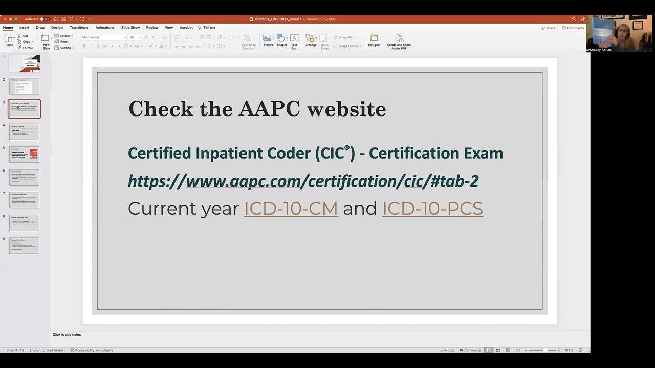 HIM250 Intro to CIC Exam