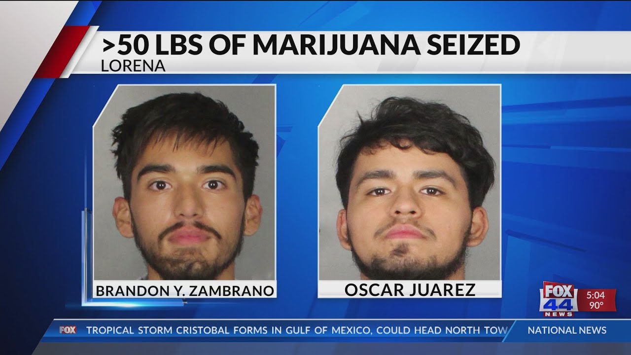 Over 50 pounds of marijuana seized in Lorena traffic stop