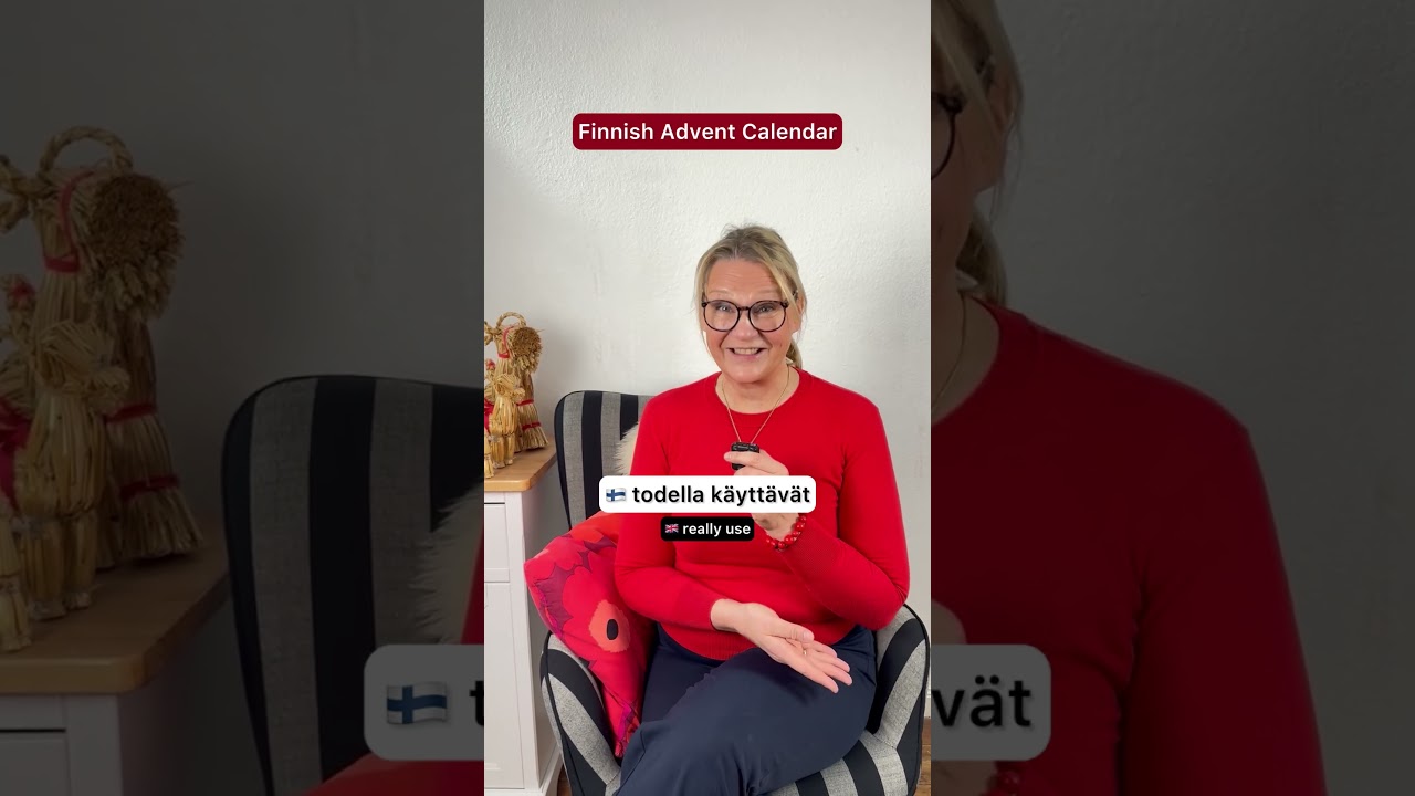 The link for the advent calendar is in my profile 🎅🇫🇮 #finnishteacher #finnishlesson