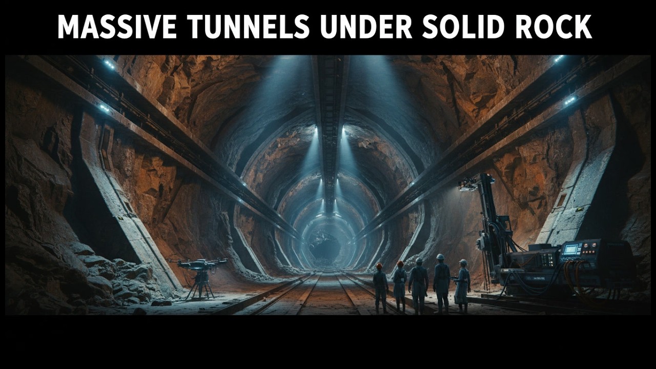 A Massive Tunnel Network Discovered Beneath Solid Rock