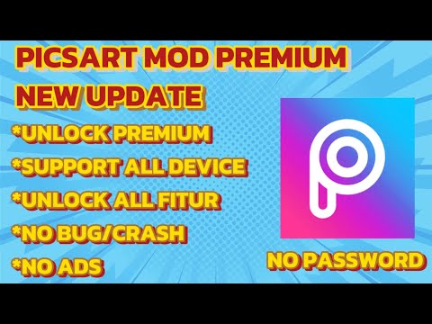 PICSART MOD PREMIUM TERBARU 2025 | NEW UPDATE‼️| NO PASSWORD ‼️