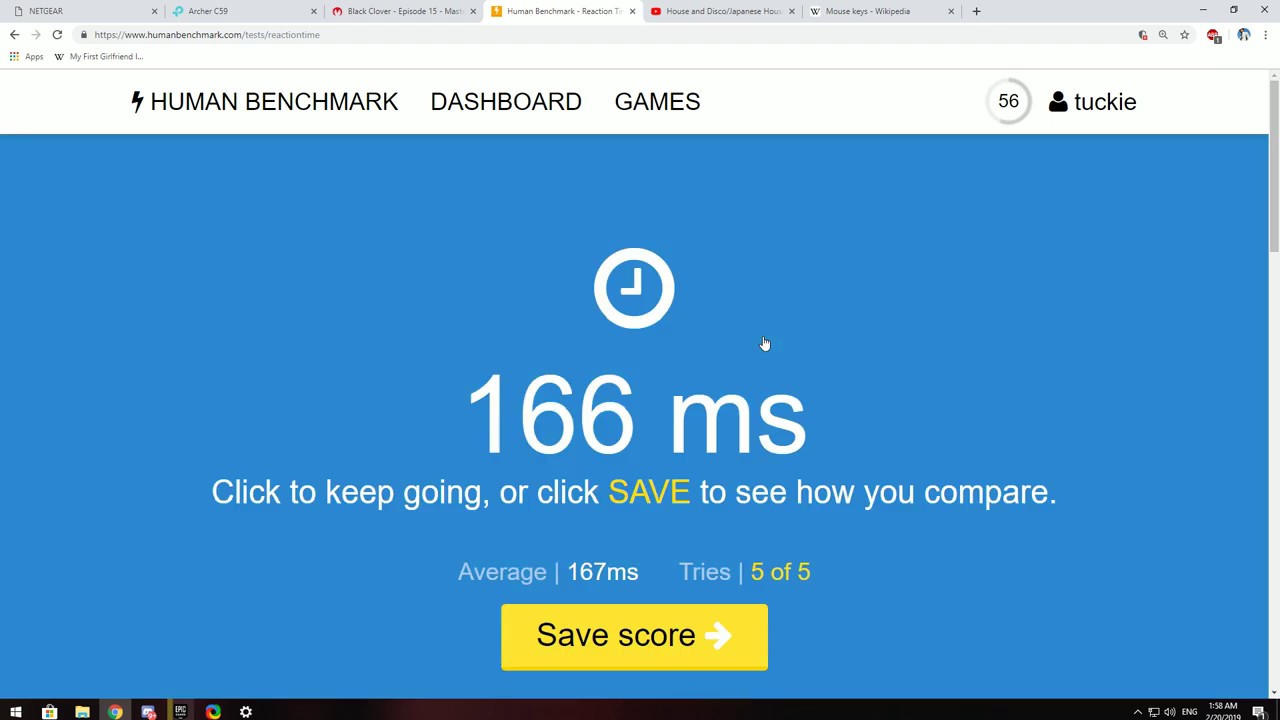 Human Benchmark Reaction Test Liveplay
