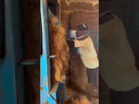 TURNINH COCONUT SHELLS INTO HIGH VALUE YARN 2 #value
