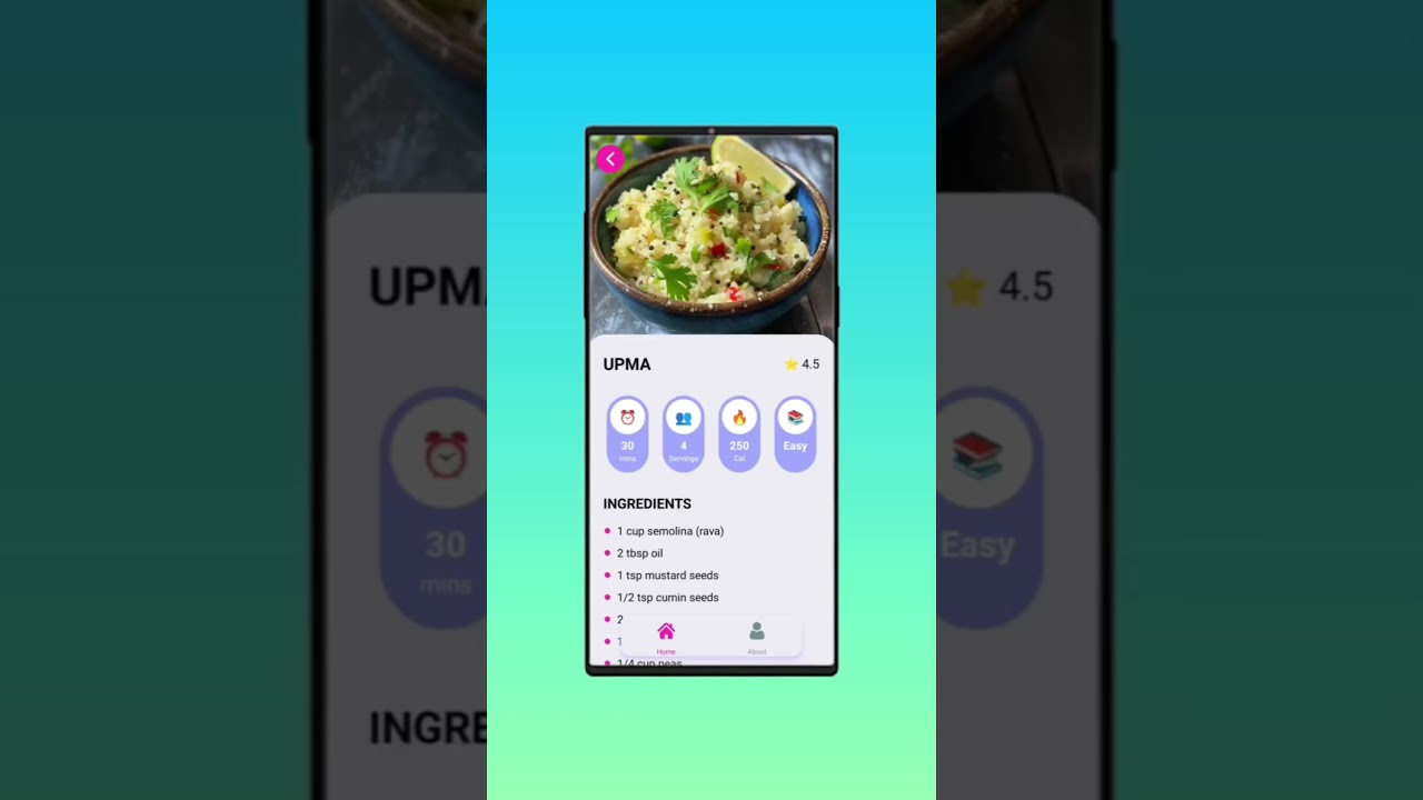 React native Food app // NPM React Native CLI Project // GitHub #reactnative #project #github