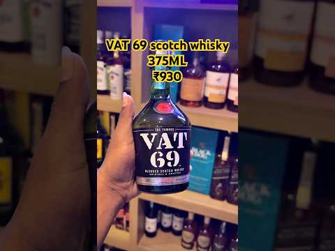 VAT 69 scotch whisky 375 ML ₹930 #drink #daru #wine #love #whisky #alcohol #reels #beer #bar #vodka