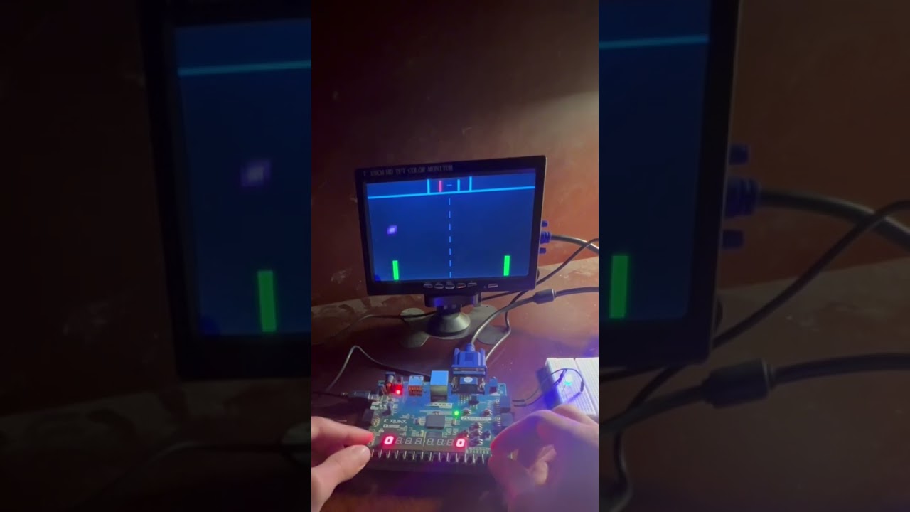 FPGA Pong with Score LED